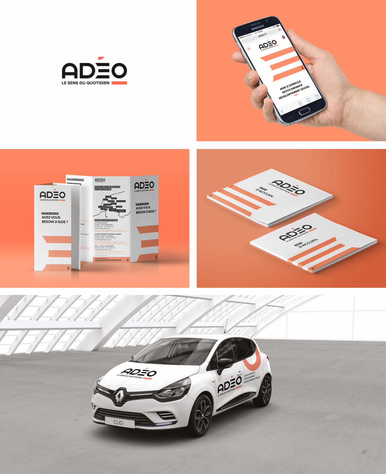 identité graphique ADÉO - Opteam Interactive